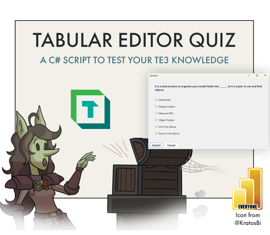 Learn Tabular Editor with a Quiz (using a C# Script / Macro!) — DATA ...