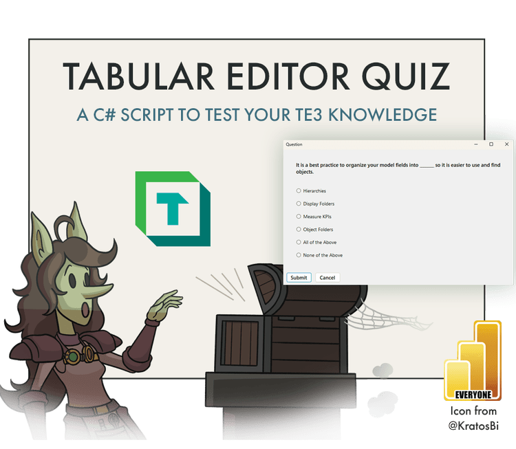 Learn Tabular Editor with a Quiz (using a C# Script / Macro!) — DATA ...