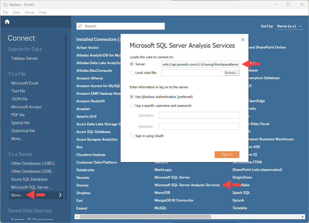 How to use Tableau with Power BI and Fabric — DATA GOBLINS