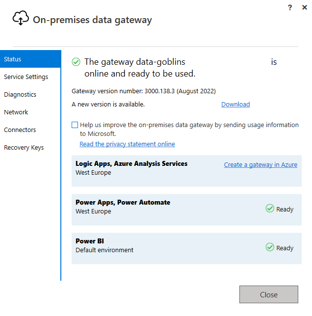 Power BI On-Premises Data Gateway — DATA GOBLINS