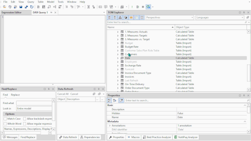 Check & Query Data from Tabular Editor — DATA GOBLINS