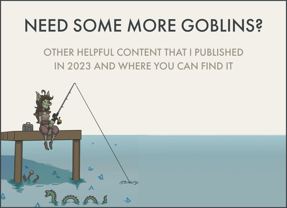 Need some more goblins? — DATA GOBLINS
