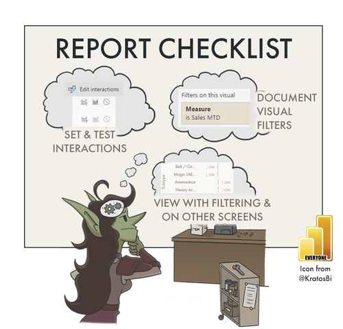 Power BI Report Checklist — DATA GOBLINS
