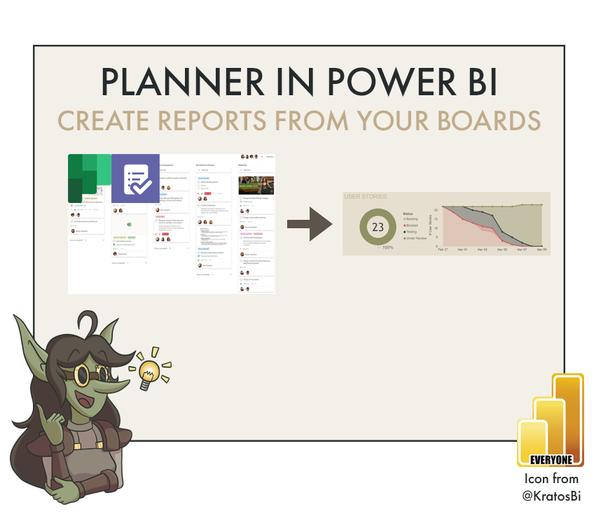 Visualizing Microsoft Planner & Tasks data in Power BI — DATA GOBLINS