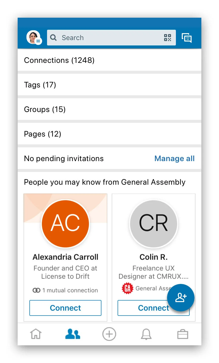 LinkedIn - Connection Management Feature — Luca Iaconi-Stewart
