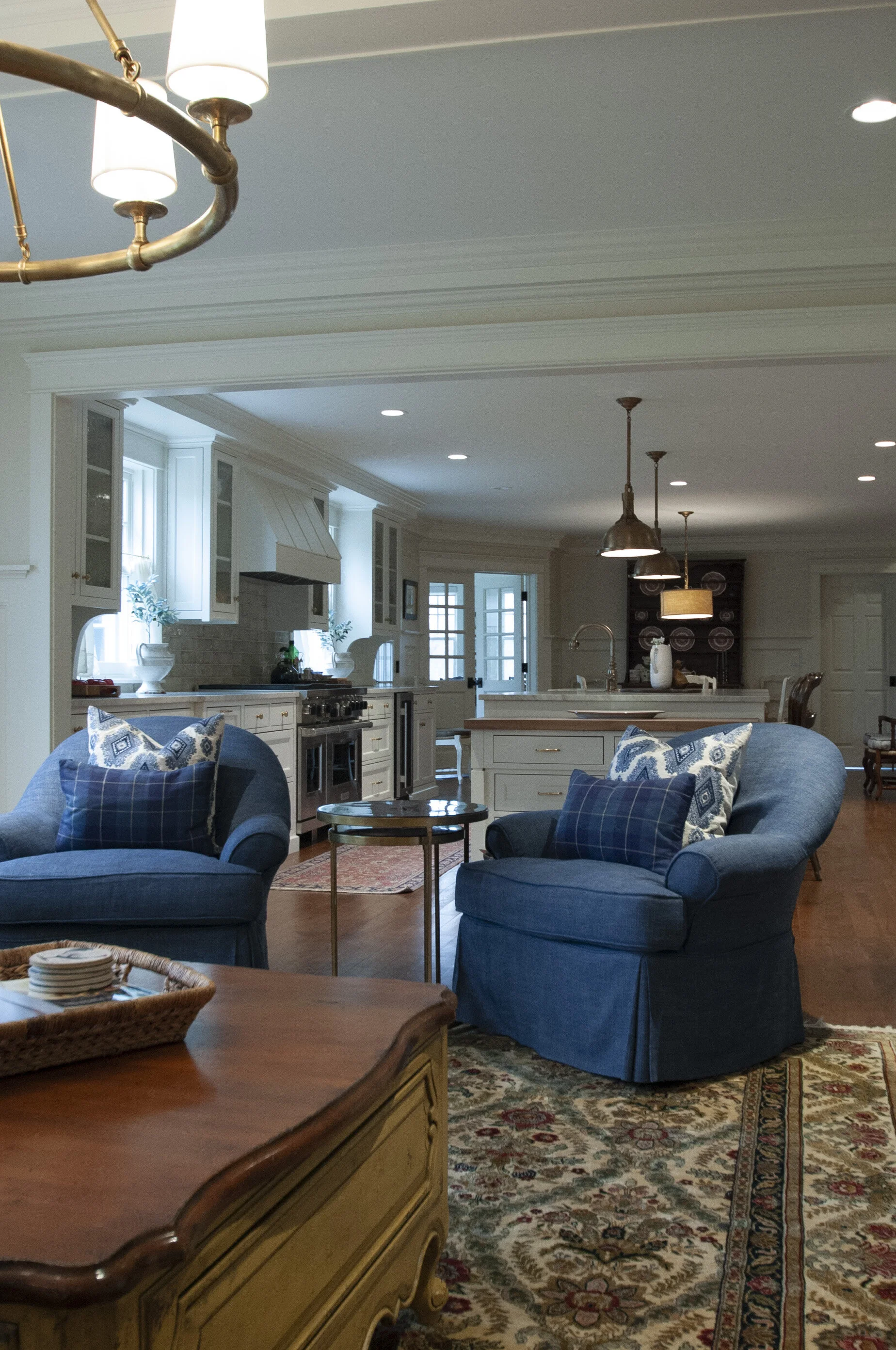 French Shingle Style Interior — Michael E. Breseman Architects, Ltd.