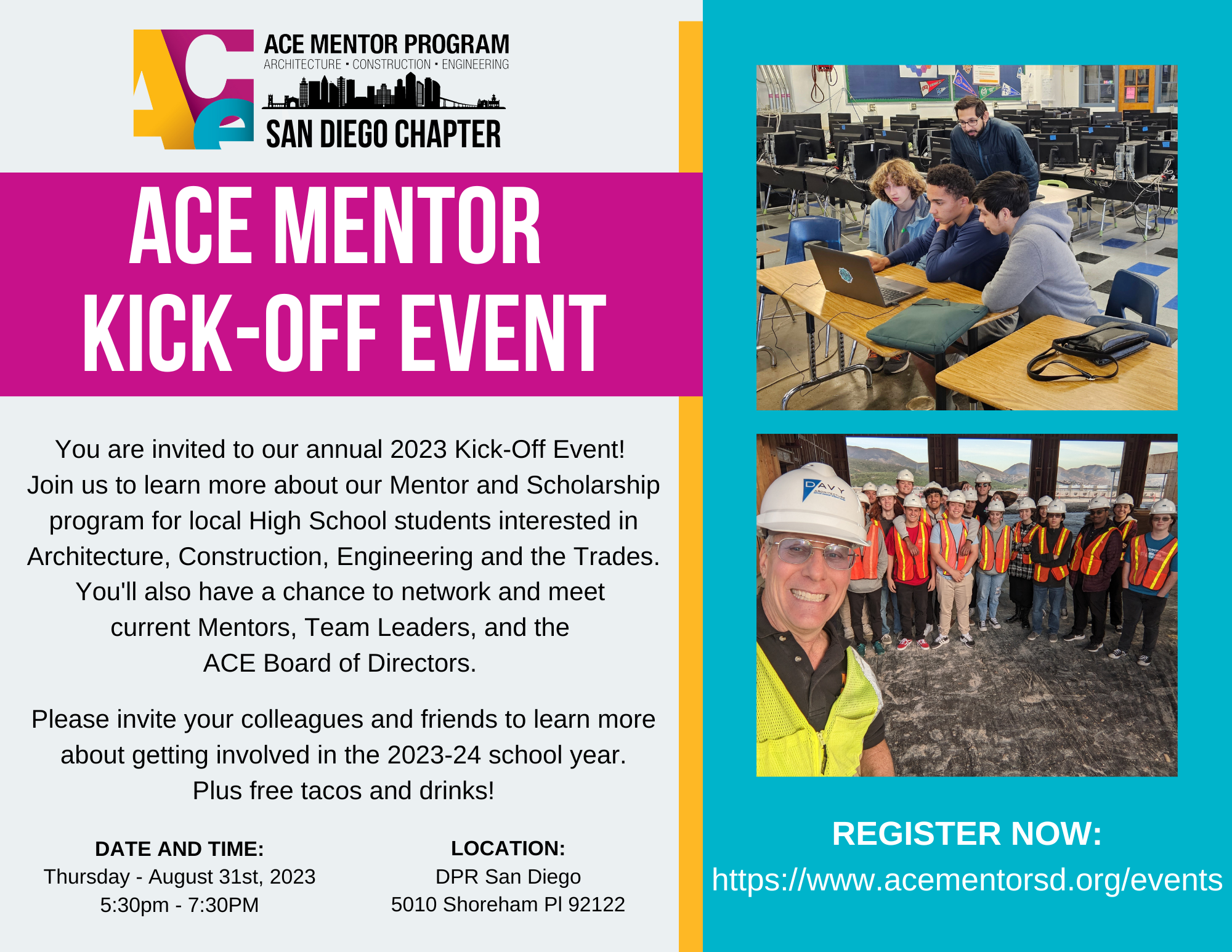 ACE Mentor Kick Off Event — AIA San Diego