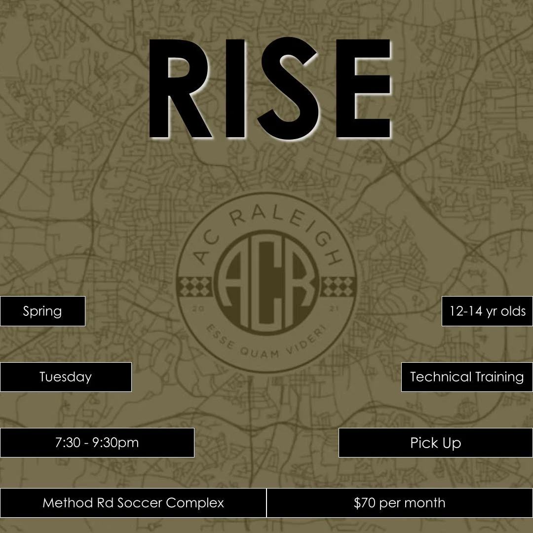 ACR Rise — ATHLETIC CLUB RALEIGH - Soccer Training