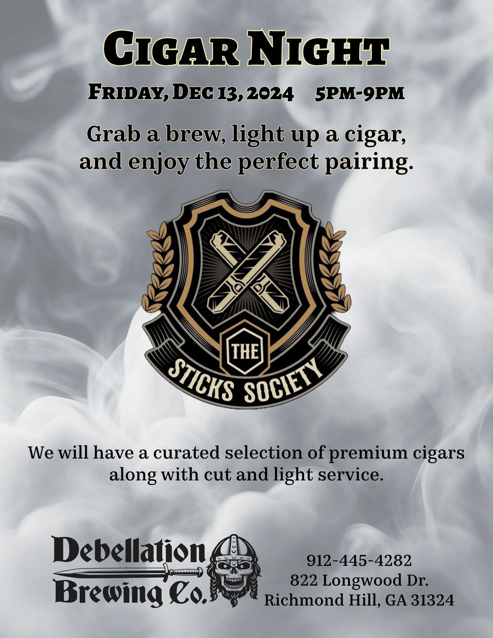Cigar Night — Vikingr Bjórr Skuldalið!