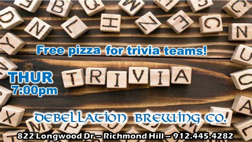 Thursday's Trivia — Debellation Brewing