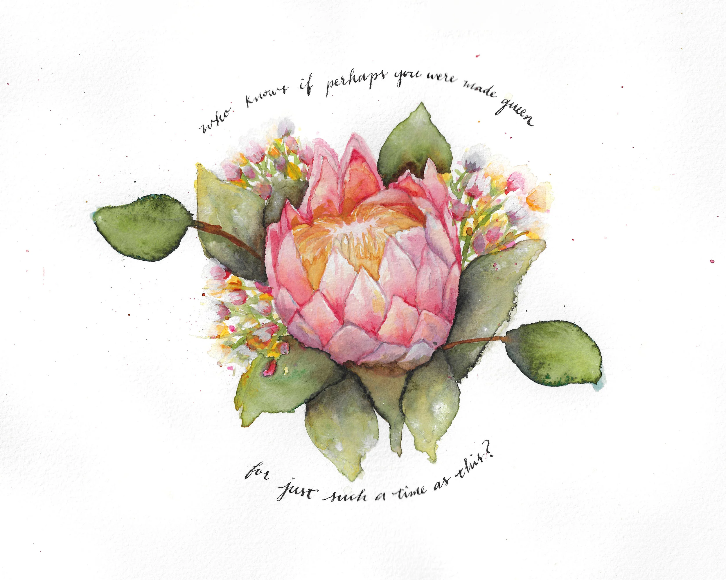 Behind the Wreath: Esther 4:14 - mercycreates.com