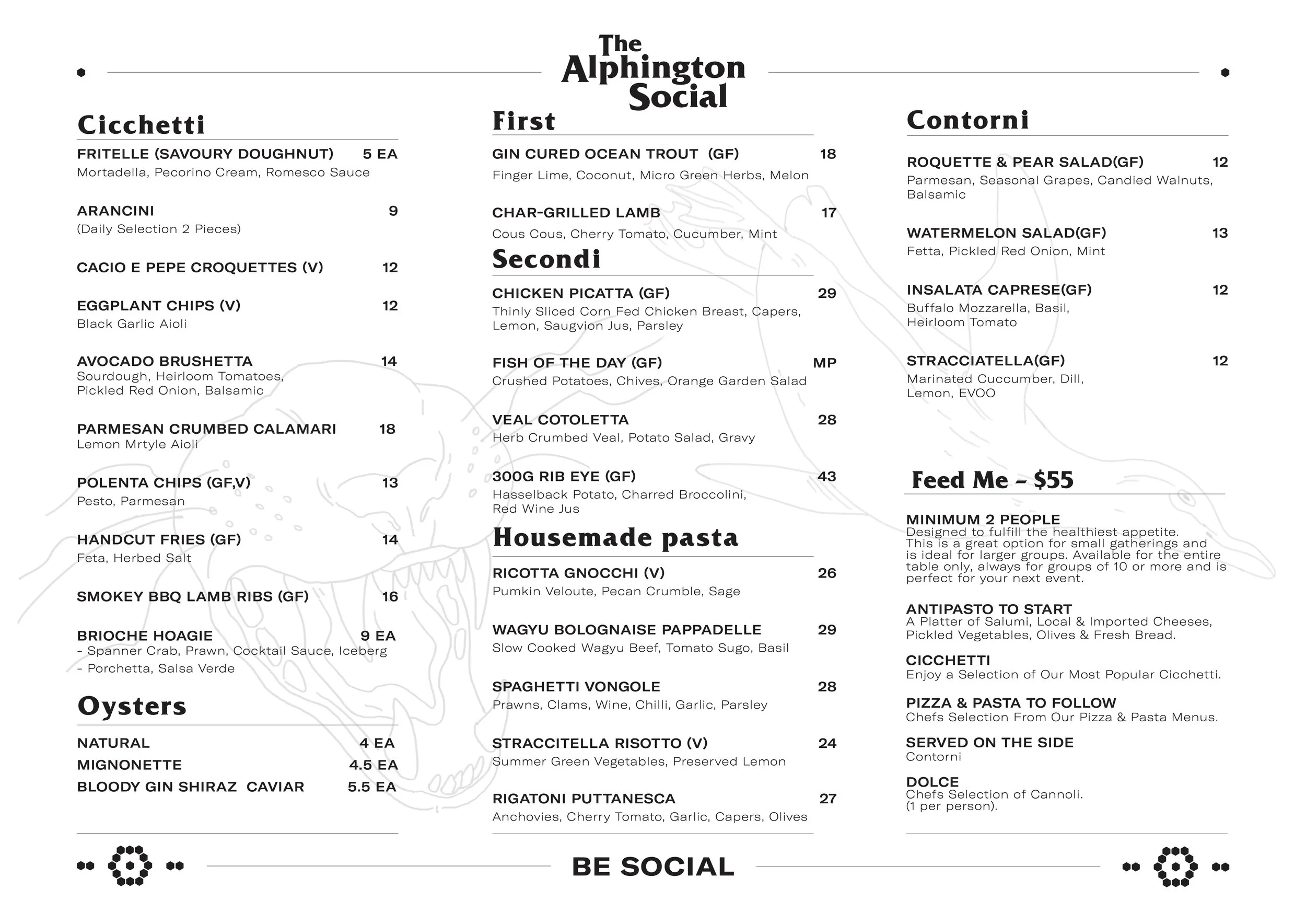 Food — The Alphington Social