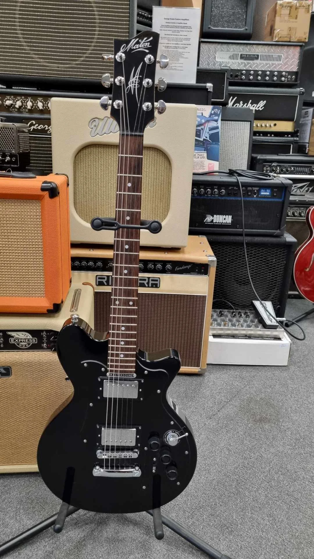 guitarboss - MATON MS503 Mastersound Black Secondhand