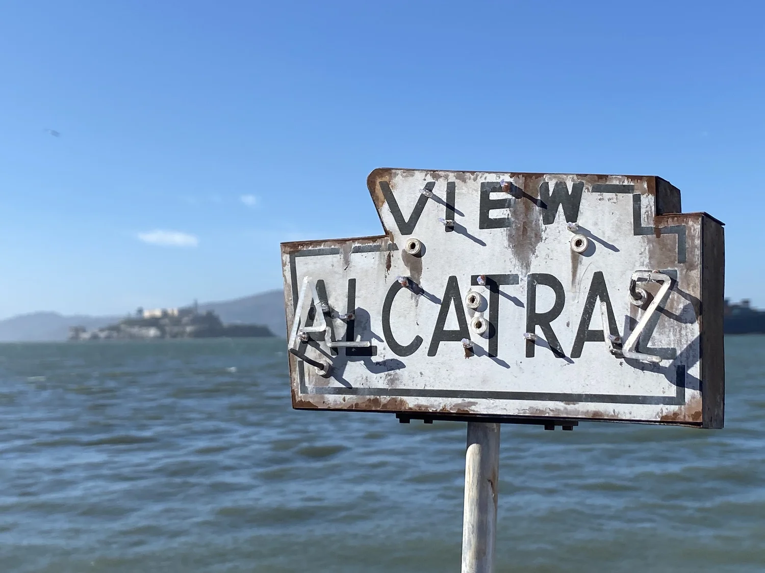 View Alcatraz — Route 9 Signs