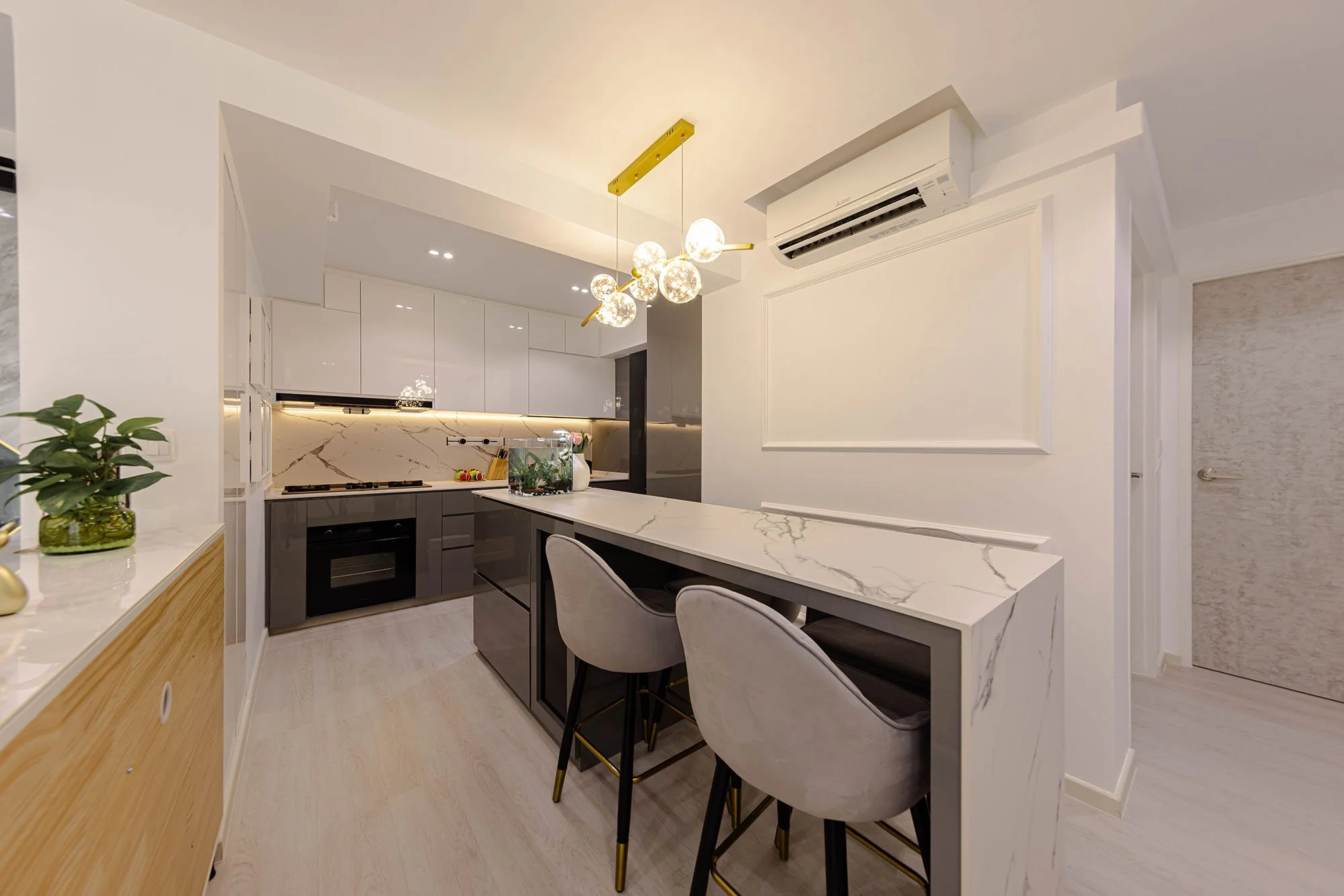 8 Stunning Kitchen Island Design Ideas Homes in Singapore — Swiss Interior