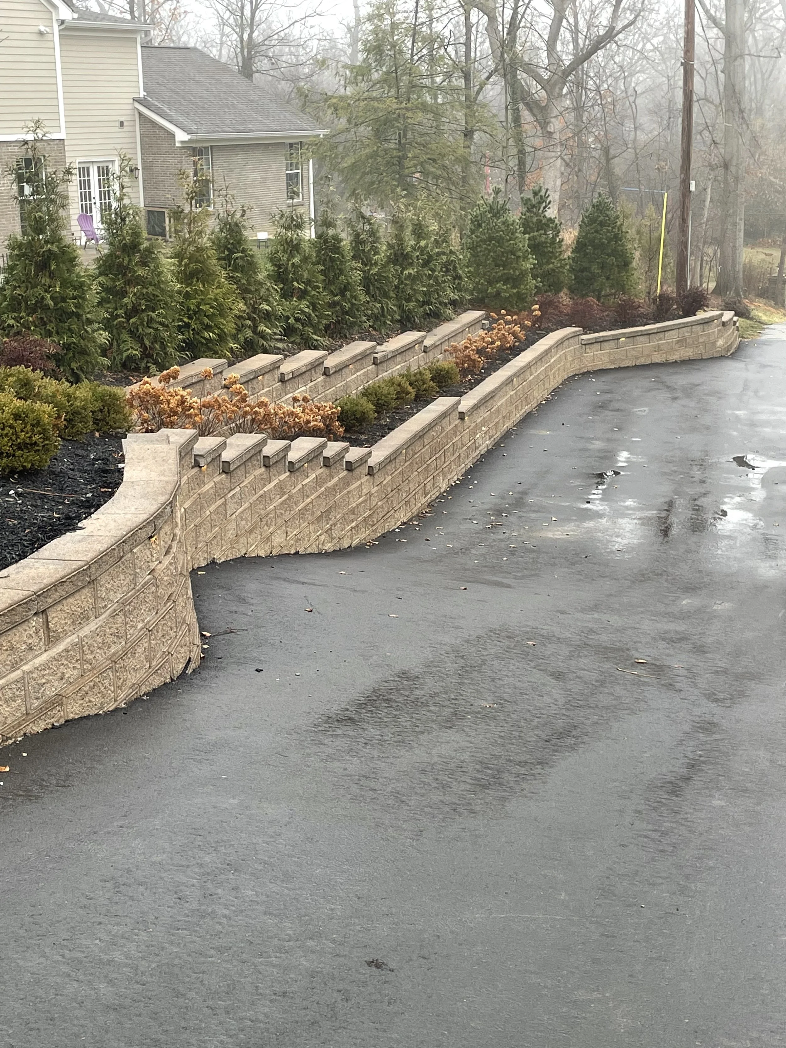 Retaining Walls in West Chester, OH | Landscape Installation | Wilk's ...