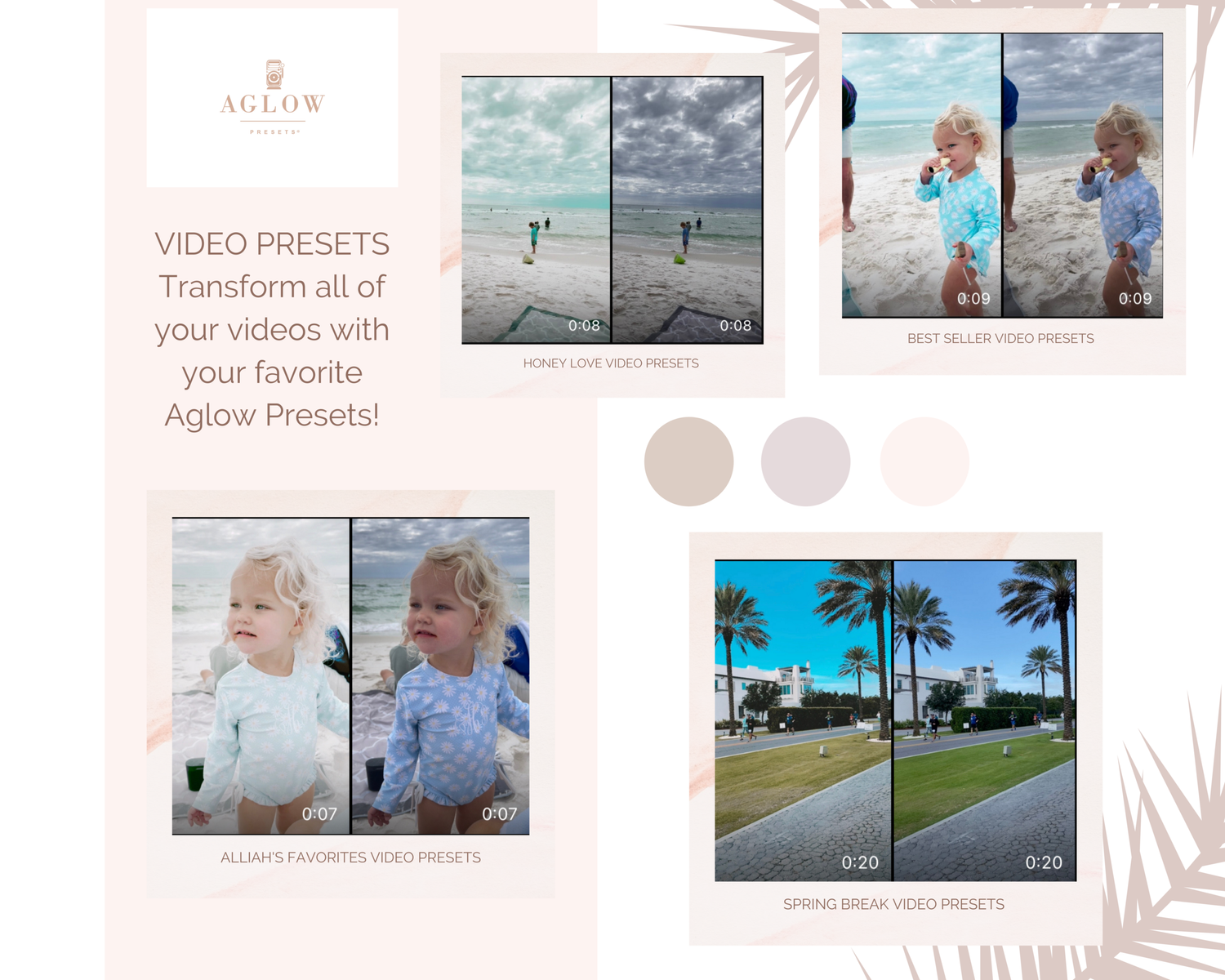 VIDEO PRESETS — Aglow Presets