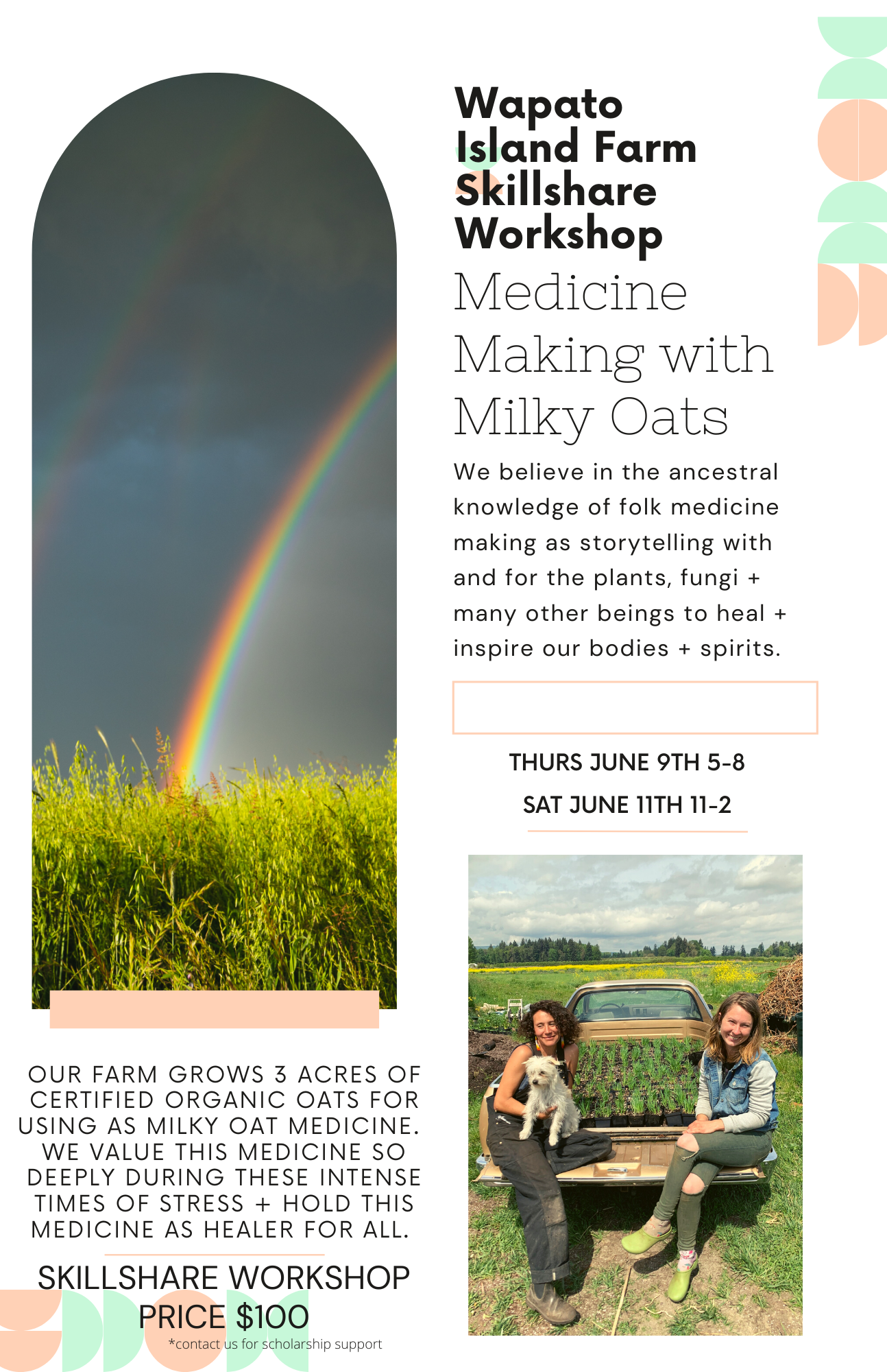 Workshops and Events — Wapato Island Farm