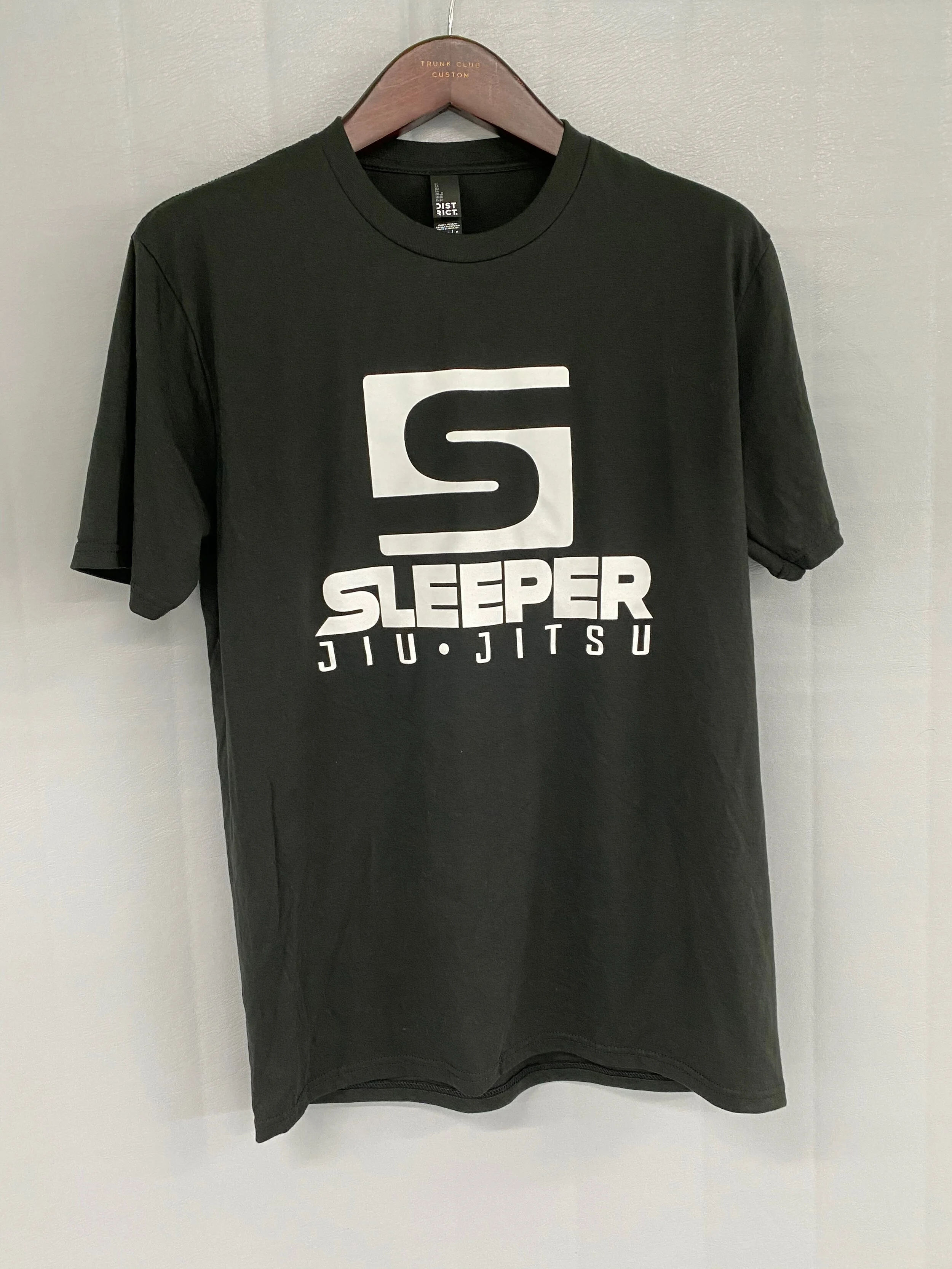 Sleeper Logo T-Shirt Lime Green with Black 2 Sided — SLEEPER JIU JITSU