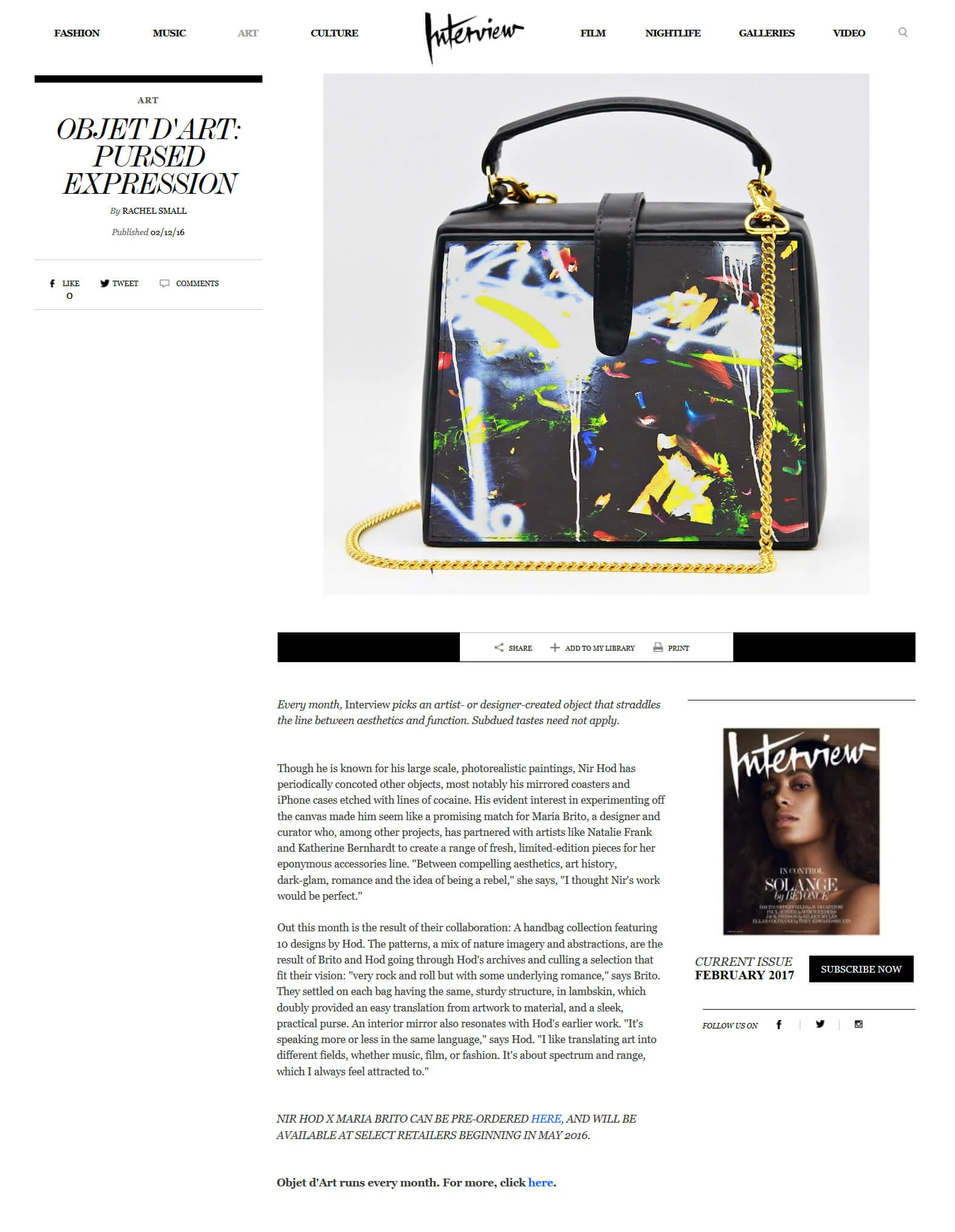 Maria Brito and her art and fashion collaborations featured in ...