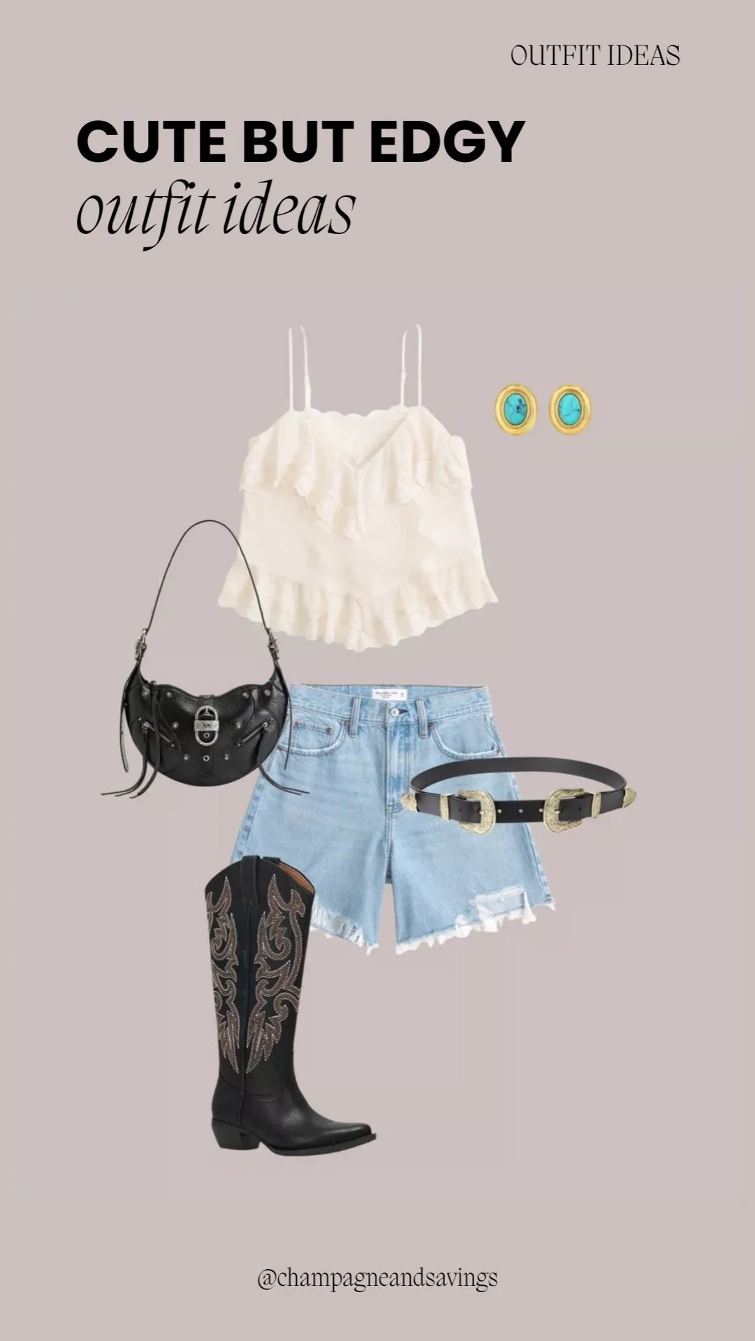 Cute But Edgy Outfit Ideas You’ll Want to Wear on Repeat — Champagne ...