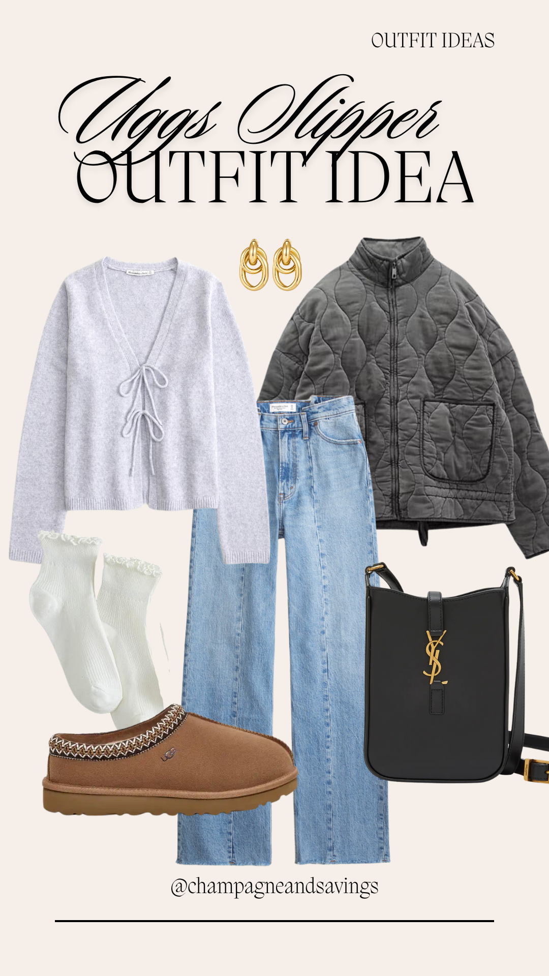 10 Trendy Ugg Tasman Slippers Outfit Ideas To Copy — Champagne & Savings