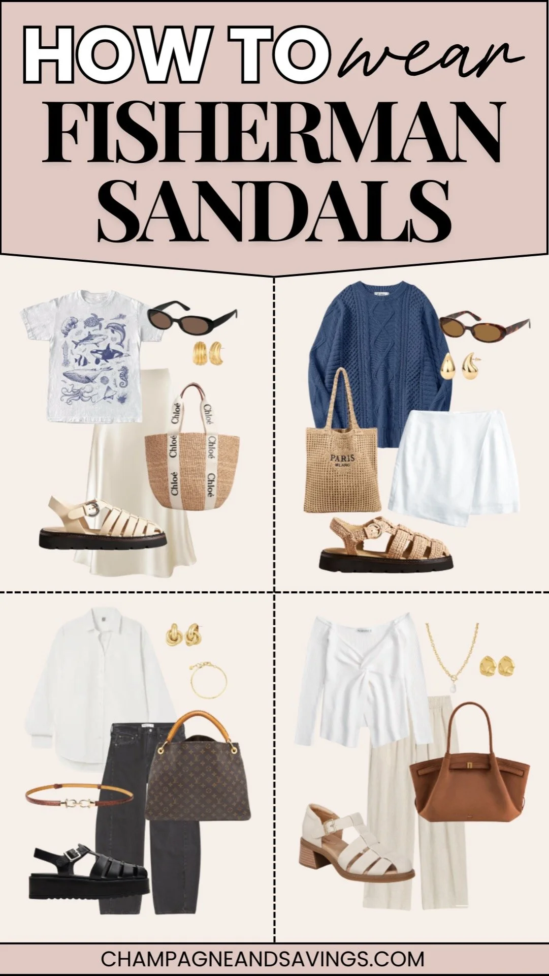 How to Style Fisherman Sandals for 2025: Chic Outfit Ideas — Champagne ...