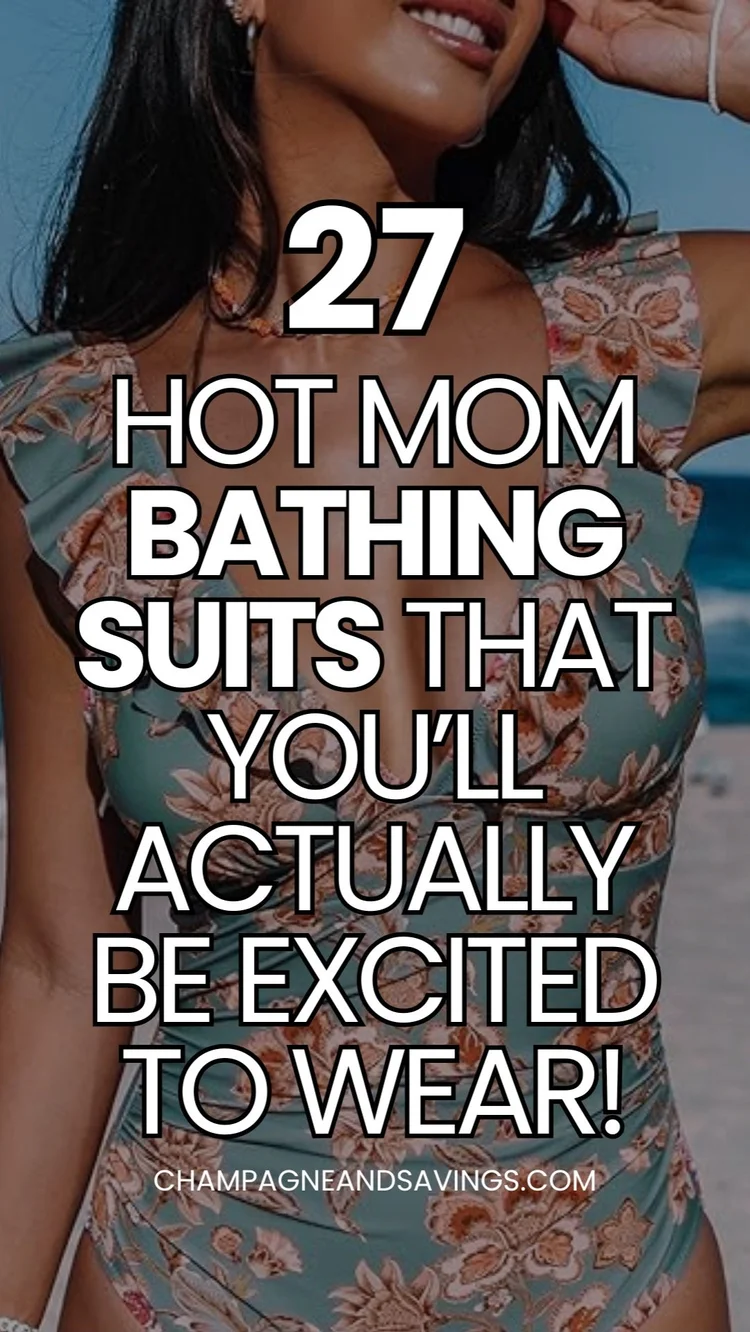 The Best Mom Friendly Bathing Suits That Are Actually Cute — Champagne