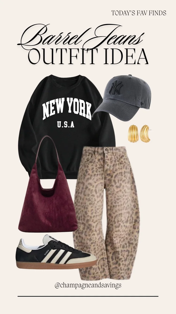 11 Stylish Barrel Jeans Outfits You'll Actually Wear — Champagne & Savings