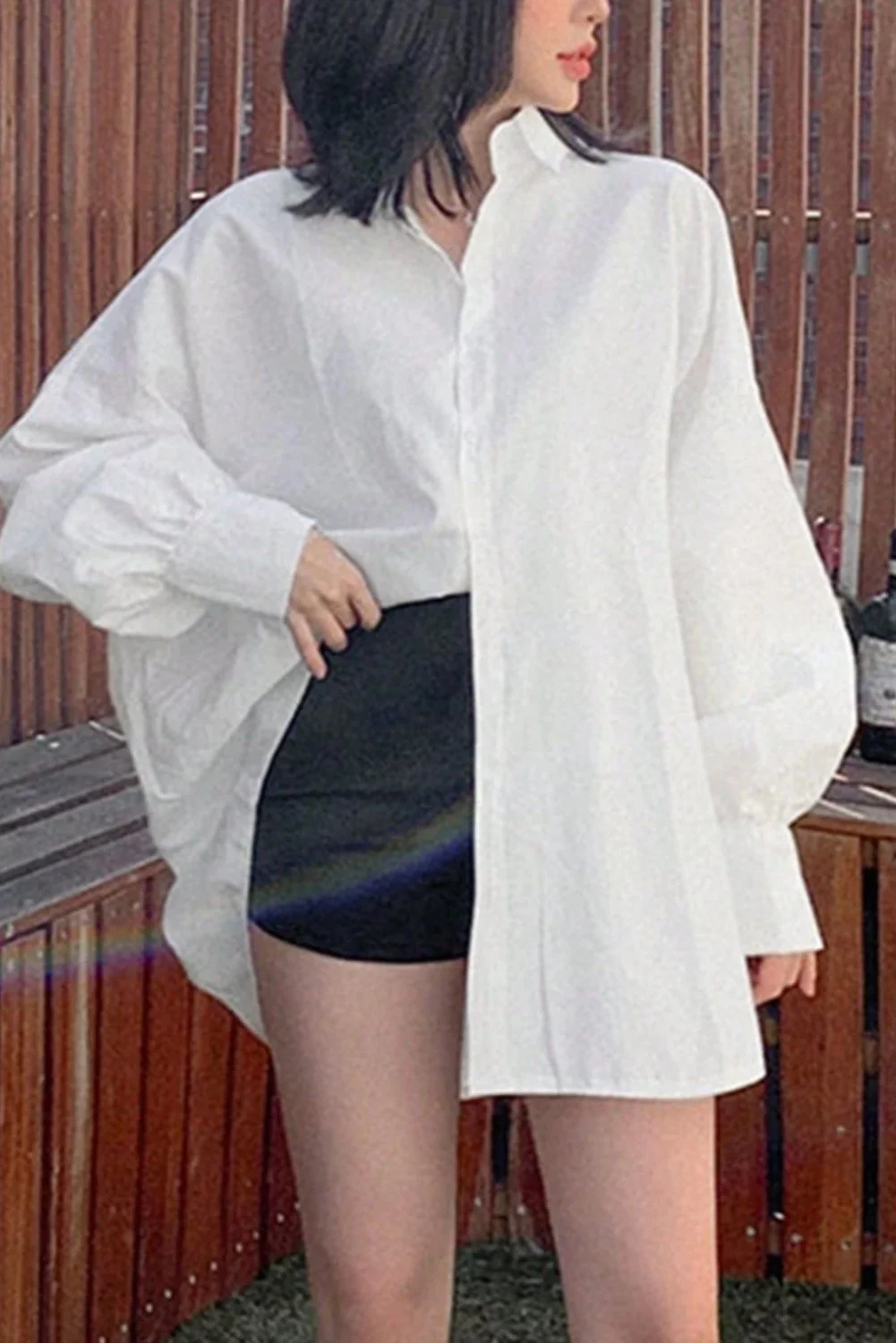 How to Style an Oversized Shirt & Not Look Sloppy — Champagne & Savings