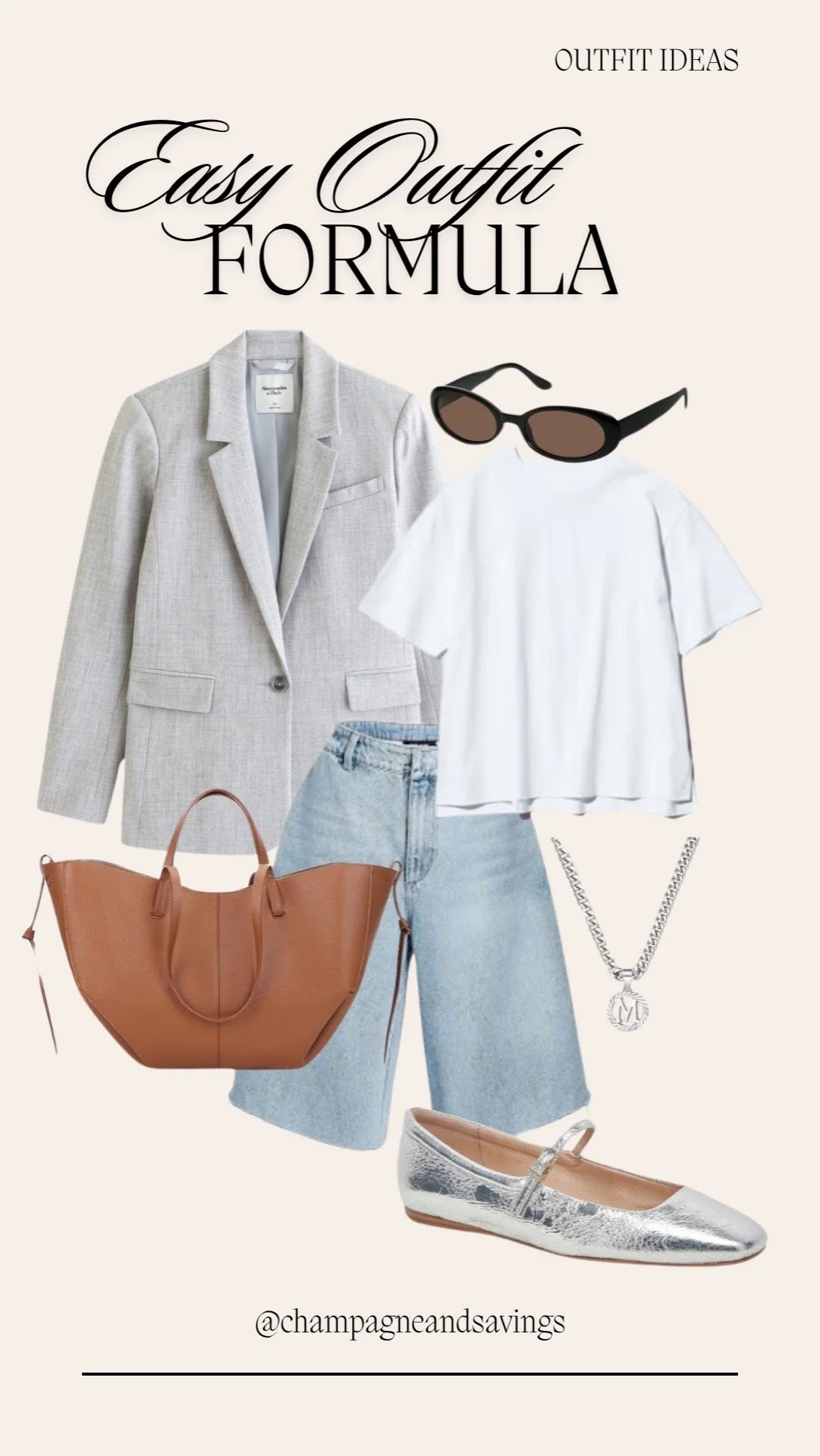 9 Easy Outfit Formulas With Items You Probably Already Own! — Champagne ...