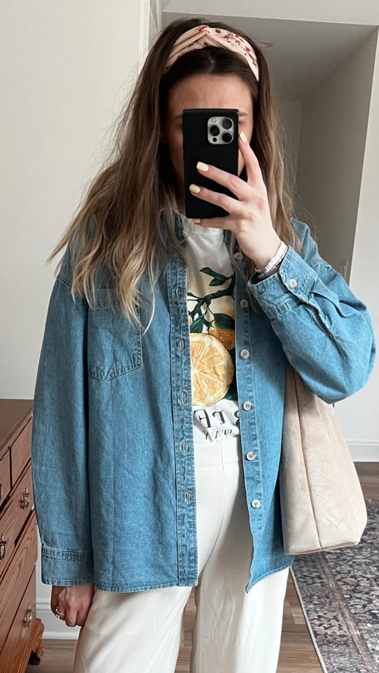 14 Not So Basic Denim Jacket Outfits for 2025 — Champagne & Savings