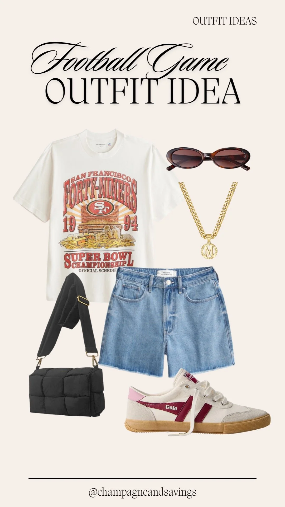 10 Football Game Outfit Ideas for Kickoff to Playoffs — Champagne & Savings