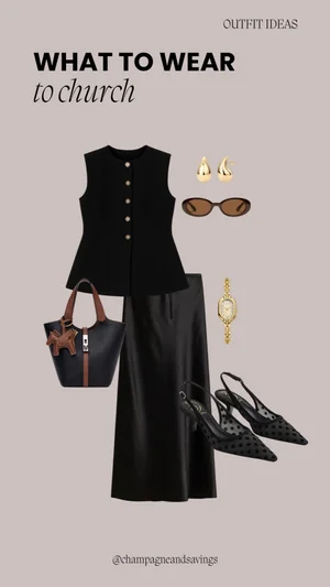 40+ Modest But Cute Church Outfit Ideas — Champagne & Savings