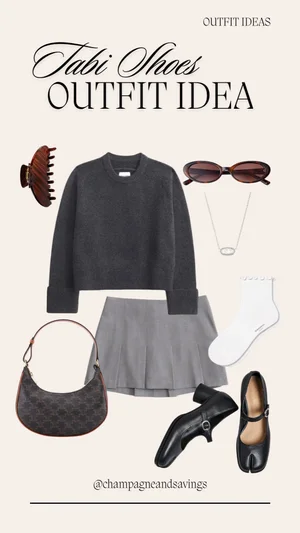 Tabi Shoes Outfit Ideas: 15 Ways to Style Split-Toe Shoes — Champagne ...