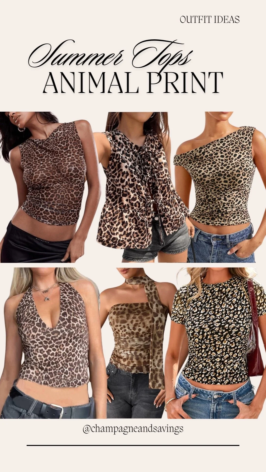 50 Non-Boring Trendy Summer Tops for 2025 — Champagne & Savings