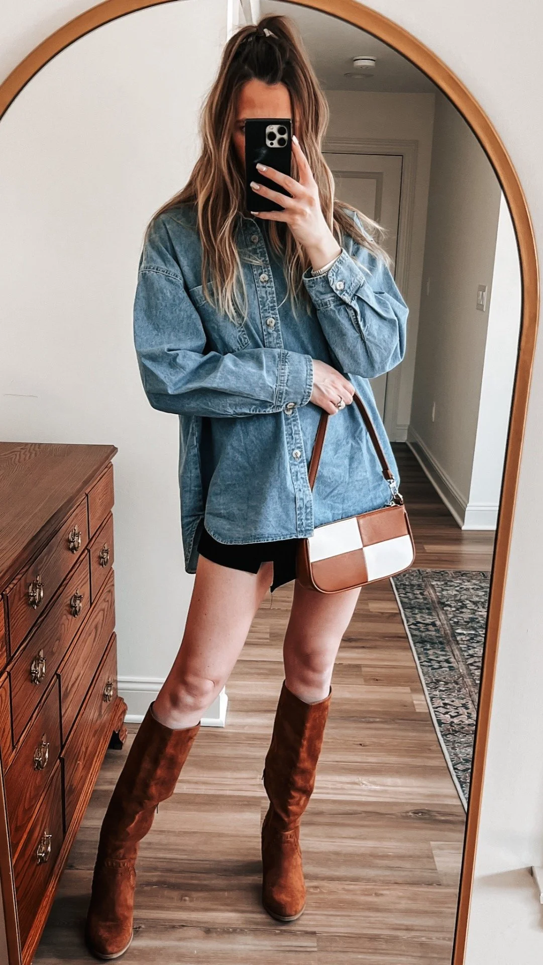 How to Wear a Denim Shirt and Look Trendy in 2025 — Champagne & Savings