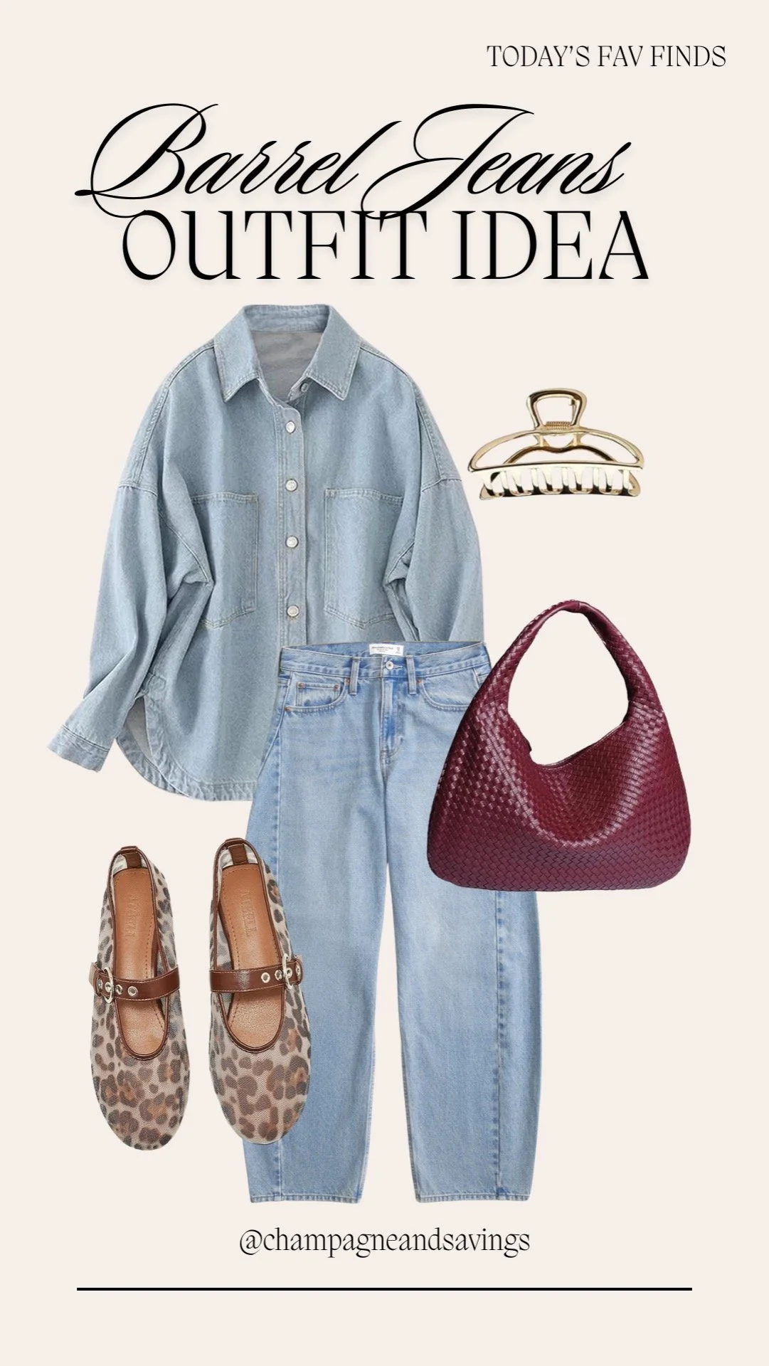 11 Stylish Barrel Jeans Outfits You'll Actually Wear — Champagne & Savings