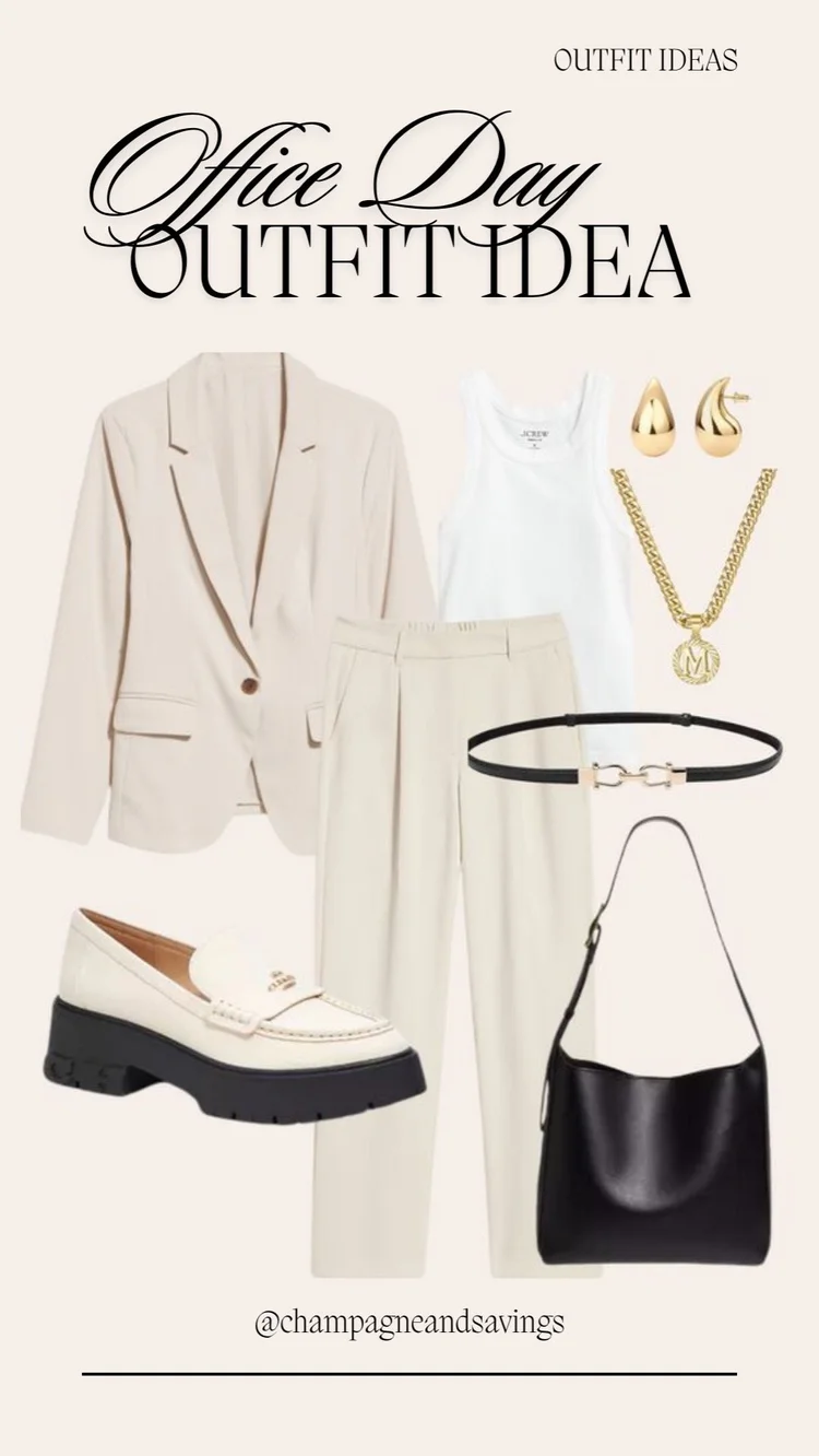 Cute But Professional Work Outfit Ideas for Spring & Summer — Champagne ...