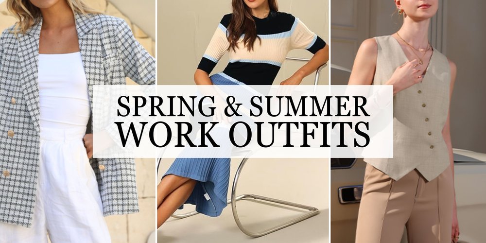 Cute But Professional Work Outfit Ideas for Spring & Summer — Champagne ...