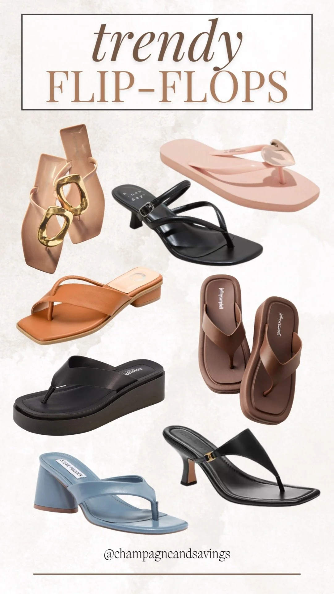 How to Style Flip Flops in 2025: 10 Trendy Outfits — Champagne & Savings