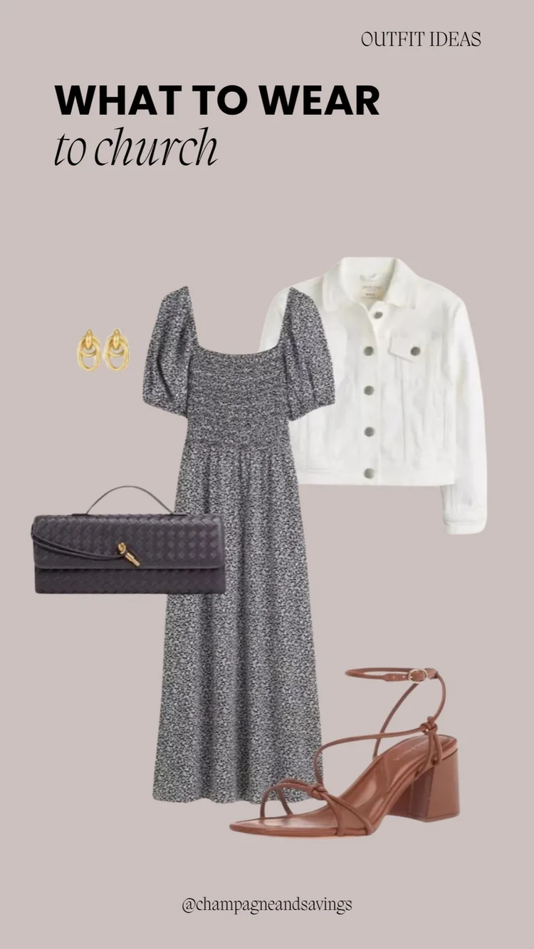 40+ Modest But Cute Church Outfit Ideas — Champagne & Savings