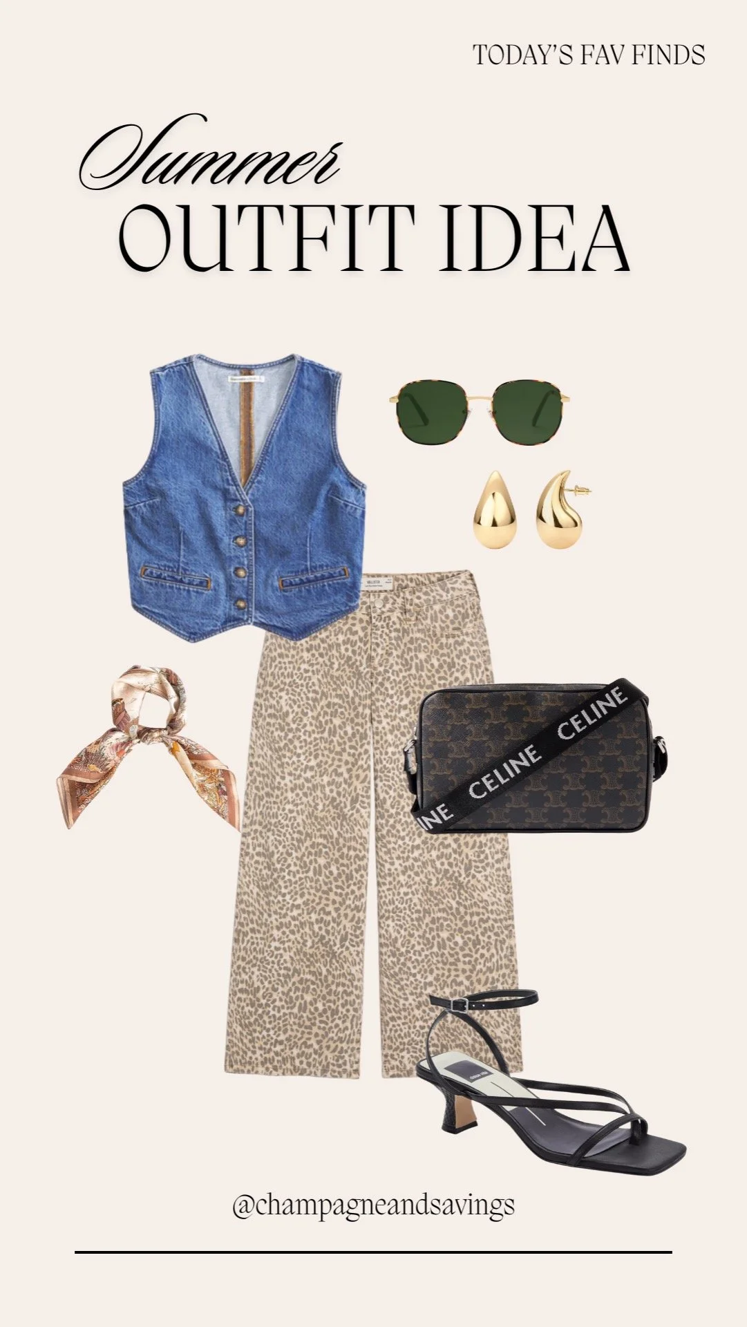 The Trendy But Classic Summer Capsule Wardrobe (2025) — Champagne & Savings
