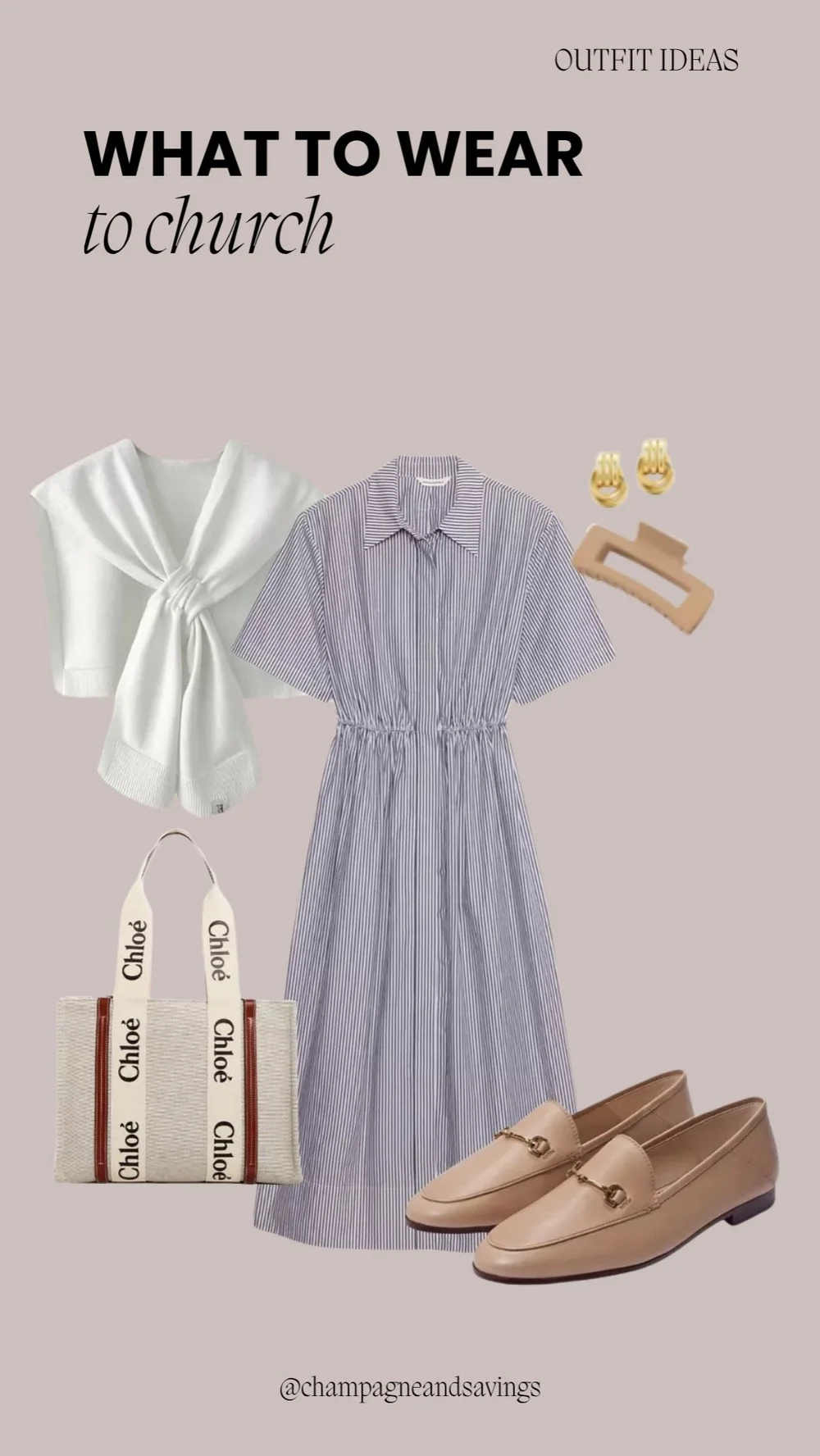40+ Modest But Cute Church Outfit Ideas — Champagne & Savings