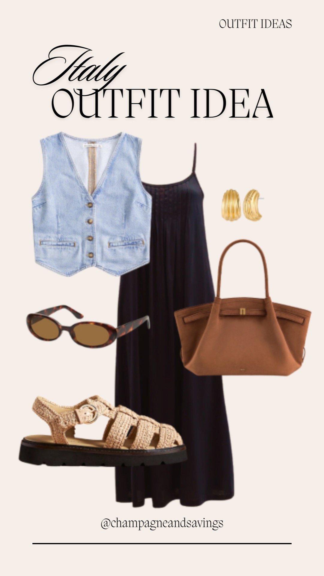 Over 30 Chic Outfit Ideas To Pack for Italy This Summer — Champagne ...