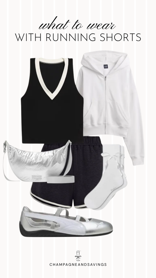 Cool Girl Approved Running Short Outfits To Copy — Champagne & Savings
