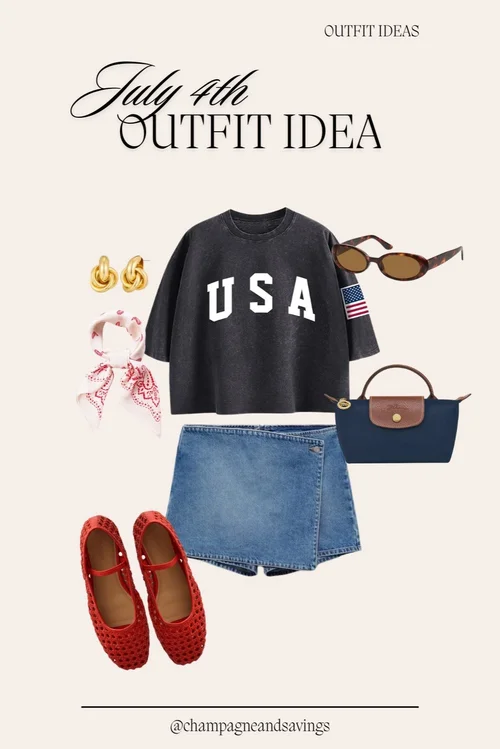 12 On Trend Fourth of July Outfit Ideas for 2025 — Champagne & Savings