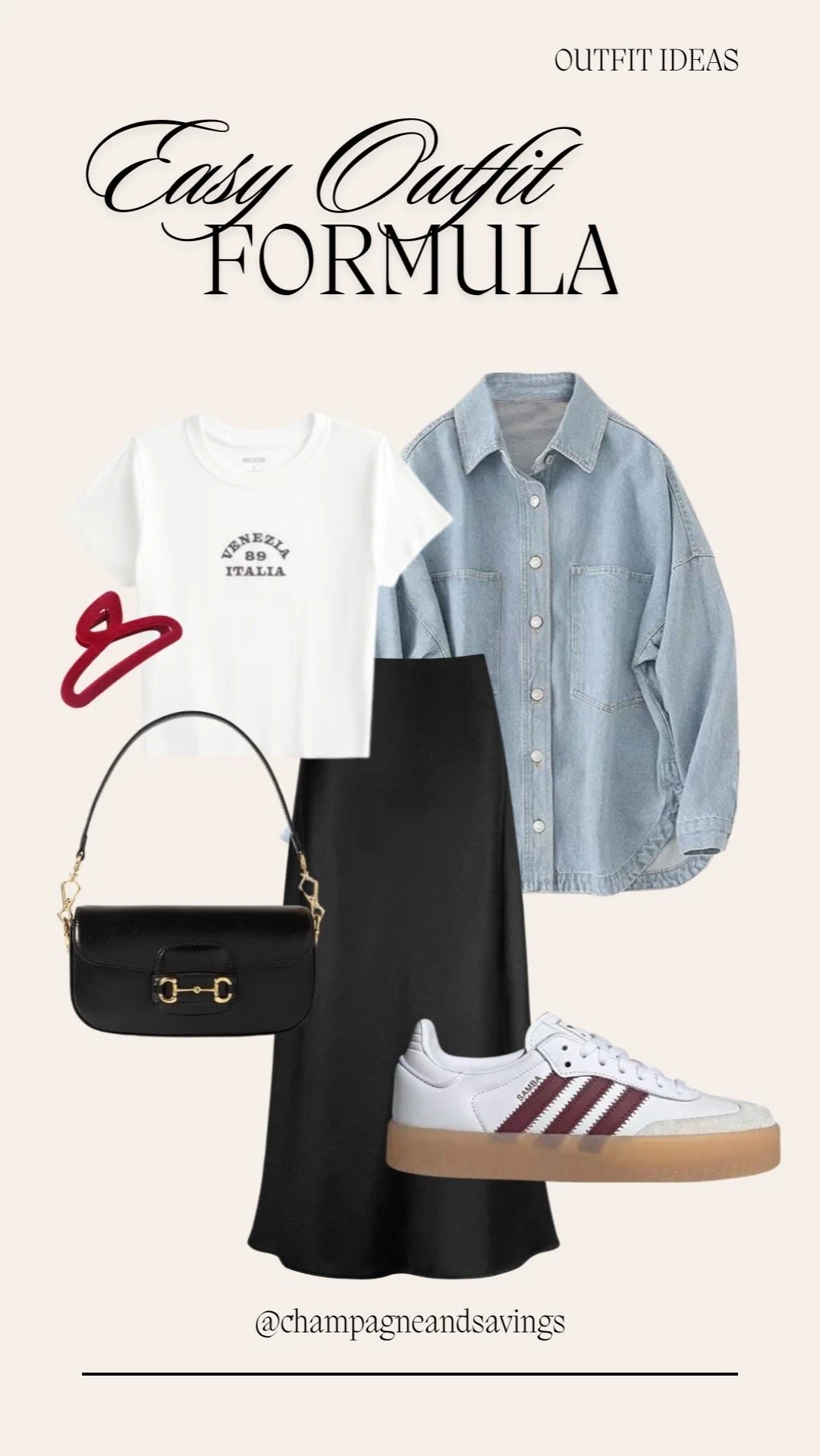 9 Easy Outfit Formulas With Items You Probably Already Own! — Champagne ...