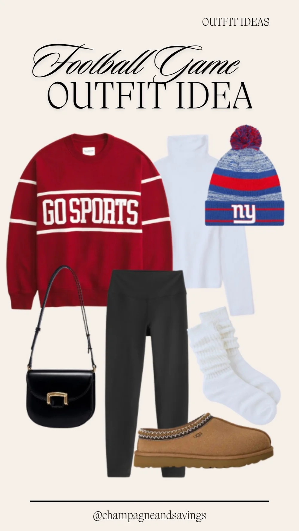 10 Football Game Outfit Ideas for Kickoff to Playoffs — Champagne & Savings