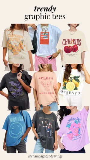 How to Style Graphic Tees Like It's 2025 — Champagne & Savings